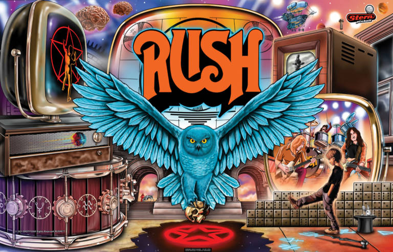 RUSH PINBALL REVEALED – Welcome to Pinball News – First & Free
