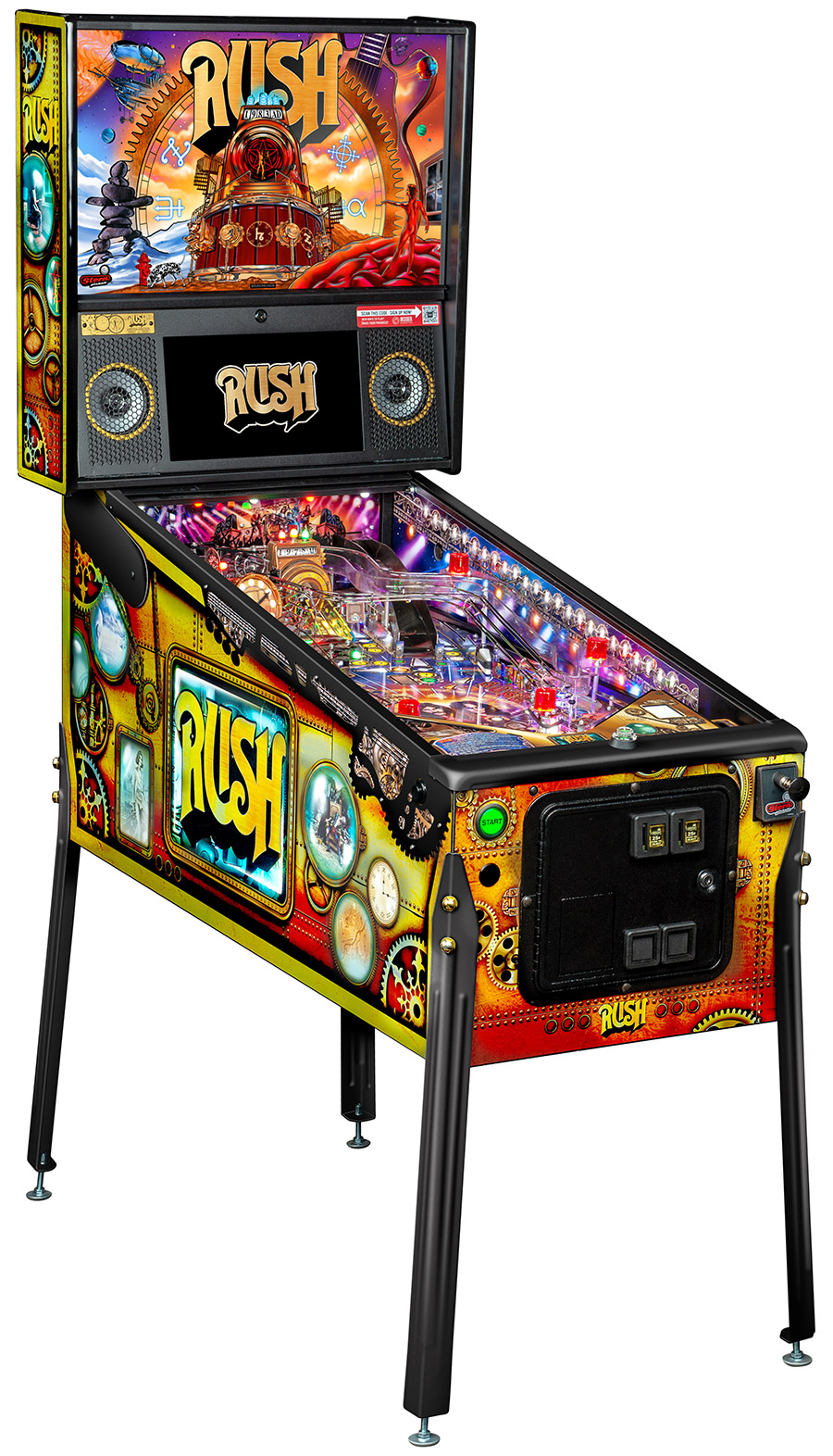 RUSH PINBALL REVEALED – Welcome to Pinball News – First & Free
